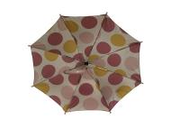 China Automatic Open 73cm Pongee Fabric Child Size Umbrella with 8mm Metal Shaft and Hook Handle for sale
