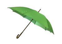 China 23 Inch 102cm Pongee Fabric Wooden Handle Umbrella Auto Open Manual Close for sale