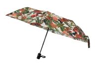 China Ladies Pongee Automatic Folding Umbrella For Travel for sale