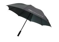 China Fiberglass Ribs RPET Long Shaft Golf Umbrella 35 Inch Auto Open Aluminum Shaft for sale