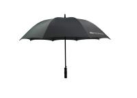 China Fiberglass Ribs RPET Long Shaft Golf Umbrella 35 Inch Auto Open Aluminum Shaft for sale