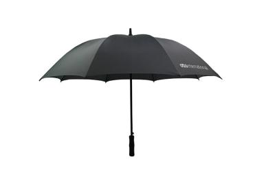 China Fiberglass Ribs RPET Long Shaft Golf Umbrella 35 Inch Auto Open Aluminum Shaft for sale