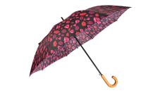 China 98cm Auto Open Transparent Bubble Umbrella with Wooden Handle - 23