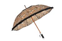 China 23 Inch Full Over Printing Wooden Handle Umbrella with Auto Open, 8 Panels, 14mm Shaft for Promotional Use for sale