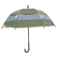 China Transparent Dome Shape POE Kids Compact Umbrella - 70 cm Diameter with Metal Frame and Safety Features for sale