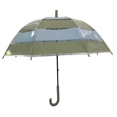 China Transparent Dome Shape POE Kids Compact Umbrella - 70 cm Diameter with Metal Frame and Safety Features for sale