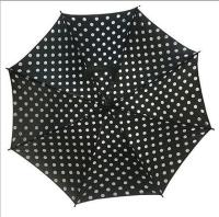 China Auto Open Pongee Umbrella 103cm Windproof Mens with Metal Shaft and Rubber J Handle for sale