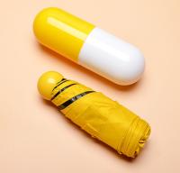 China Color Printing Easy Carrying Capsule 5 Foldable Umbrella for sale