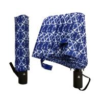 China SGS Certified 98cm Auto Open Foldable Umbrella Rubber Coated Handle 28cm Folded for sale