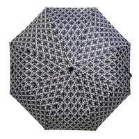 China SGS Certified 98cm Auto Open Foldable Umbrella Rubber Coated Handle 28cm Folded for sale