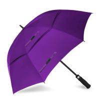 China TUV EVA Handle 30-inch Auto Open Golf Umbrella with 130cm Coverage and Fiberglass Frame for sale