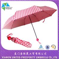 China Triple Folding Metal Ribs Foldable Umbrella For Men for sale