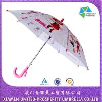 China BSCI Certified Windproof Childrens Folding Umbrella 8mm Metal Shaft Auto Open for sale