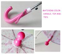China BSCI Certified Windproof Childrens Folding Umbrella 8mm Metal Shaft Auto Open for sale