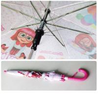 China BSCI Certified Windproof Childrens Folding Umbrella 8mm Metal Shaft Auto Open for sale