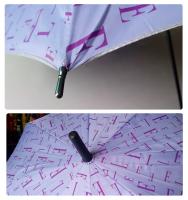 China Auto Open Pongee Straight Windproof Golf Umbrella with 8mm Metal Shaft and Custom Printing Options for sale