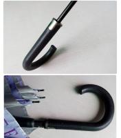 China Auto Open Pongee Straight Windproof Golf Umbrella with 8mm Metal Shaft and Custom Printing Options for sale