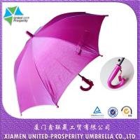 China SGS Certified Plastic Hook Handle Windproof Mini Umbrella for Kids 8mm Metal Shaft for sale