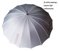 China BV 14mm aluminum shaft Windproof Golf Umbrellas for sale