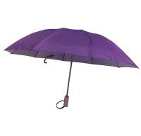 China Double Fiberglass Ribs Pongee Inverted Travel Umbrella 93cm Auto Open Close for sale