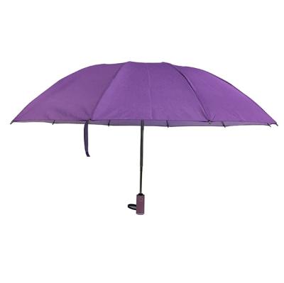 China Double Fiberglass Ribs Pongee Inverted Travel Umbrella 93cm Auto Open Close for sale