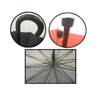 China Auto Open 23 Inches Metal 12 Ribs Windproof Golf Umbrellas for sale
