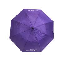 China Silver Coated 98cm Manual Open 2 Foldable Umbrella for Promotional Use for sale