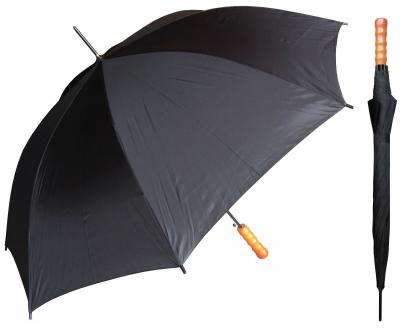 China Weatherproof 23 Inch Automatic Stick Umbrella 103cm J Shape Handle Custom Logo for sale