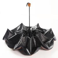 China 21-Inch Mini Foldable Auto Open Umbrella with Metal Ribs & Fiberglass Frame - Windproof Double Canopy Design for sale