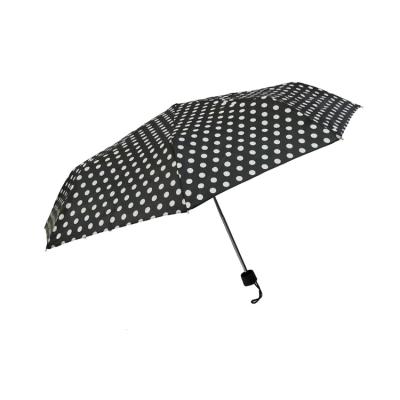 China Portable Polyester Ladies Folding Umbrella 21 Inch 8 Panels Windproof Auto Open for sale