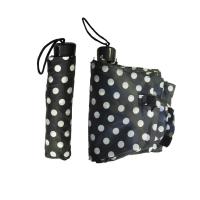China Portable Polyester Ladies Folding Umbrella 21 Inch 8 Panels Windproof Auto Open for sale