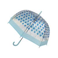 China Windproof Apollo Element Dot Transparent Rain Umbrella 21 Inch with Fiberglass Frame and Custom Logo Options for sale