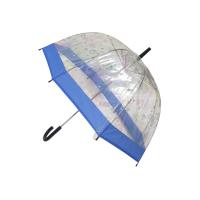 China Automatic Open Apollo Transparent Bubble Umbrella 21 Inch 8 Panels Windproof Fiberglass for sale
