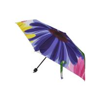 China SGS Metal Ribs Three Folding Umbrella With Shopping Bag for sale