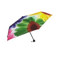 China SGS Metal Ribs Three Folding Umbrella With Shopping Bag for sale