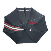 China Custom 8 Panel Promotional Golf Umbrella 27 Inch Metal Ribs Fiberglass Shaft for sale