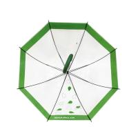 China BSCI 23 Inch Transparent POE Transparent Rain Umbrella for sale