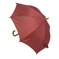 China Plastic Curved Handle 190T Polyester Kids Compact Umbrella 16''*8K for sale