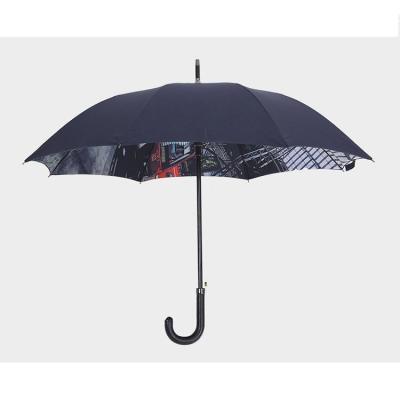 China Train Printing Windproof 8 Ribs Compact Golf Umbrella 27