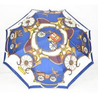China 23-Inch Automatic Foldable Umbrella with Pongee Fabric & Aluminum Shaft - 8 Rib Construction for sale