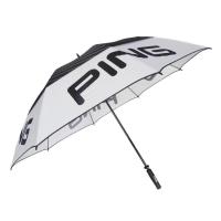 China Custom Printed 27 Inch Two Layer Polyester Windproof Golf Umbrella for sale