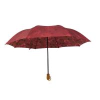 China TUV Digital Printing Mini 2 Folding Umbrella 21 Inch Metal Fiberglass Shaft Promotional for sale