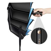 China Automatic Open close Pongee 3 Fold Umbrella Dia38