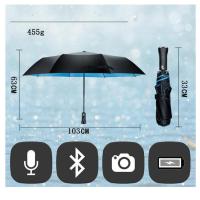 China Automatic Open close Pongee 3 Fold Umbrella Dia38