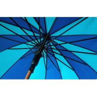 China PAHS Automatic Open Wooden Handle Large Golf Umbrella Windproof for sale