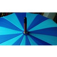 China PAHS Automatic Open Wooden Handle Large Golf Umbrella Windproof for sale