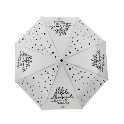 China 8 Ribs Auto Open Close Mini Folding Umbrella Digital Printing With Shopping Bag for sale