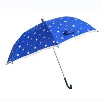China Compact Windproof Pongee Fabric Straight Umbrella 29 Inch 93.5cm Automatic Open for sale