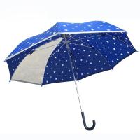 China Compact Windproof Pongee Fabric Straight Umbrella 29 Inch 93.5cm Automatic Open for sale