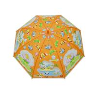 China Custom Cartoon POE Automatic Open Kids Umbrella 21 Inches Fiberglass Frame for sale
